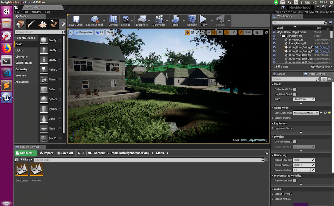 Ubuntu下AirSim仿真平台搭建 | Hanjie's Blog